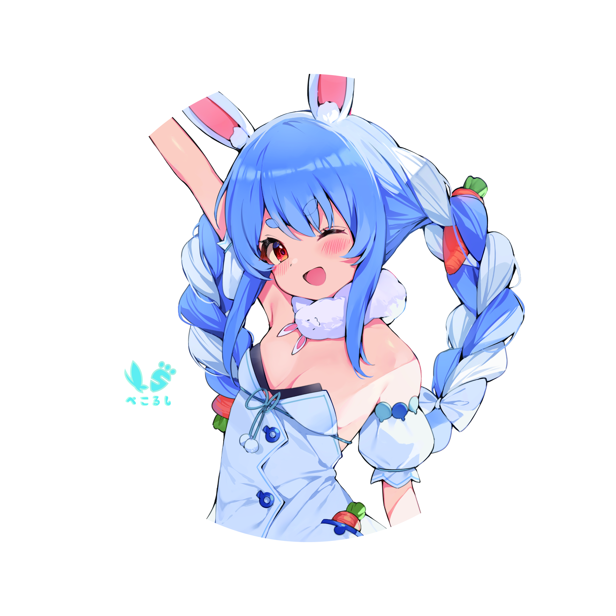 【Hololive】同人二創ぺこら、るしあ貼貼陶瓷吸水杯墊 | studio e'kis (雪之饗) | 飛天奶茶未來墟