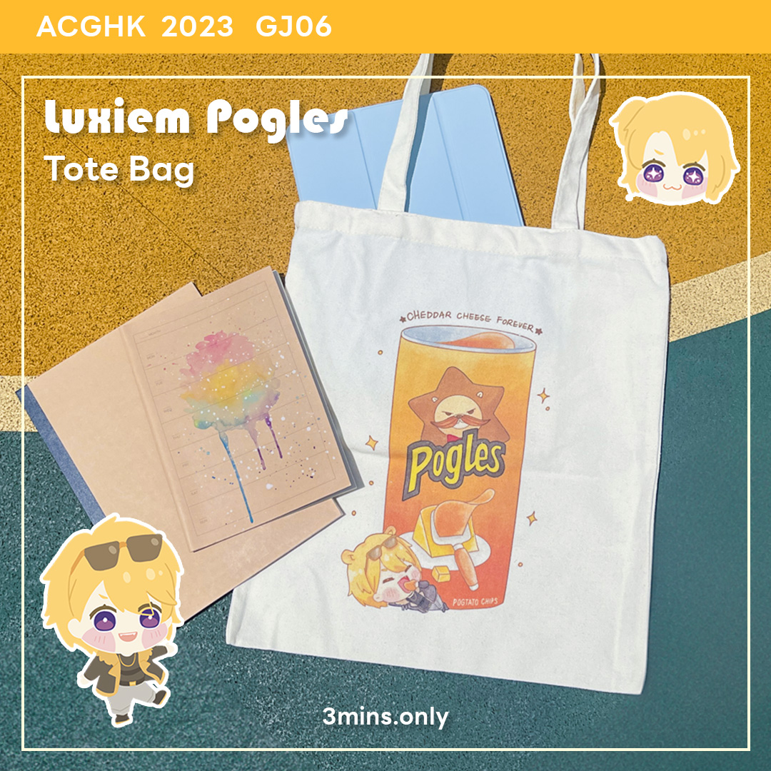 Pogoes tote bag | 3Mins | 飛天奶茶未來墟