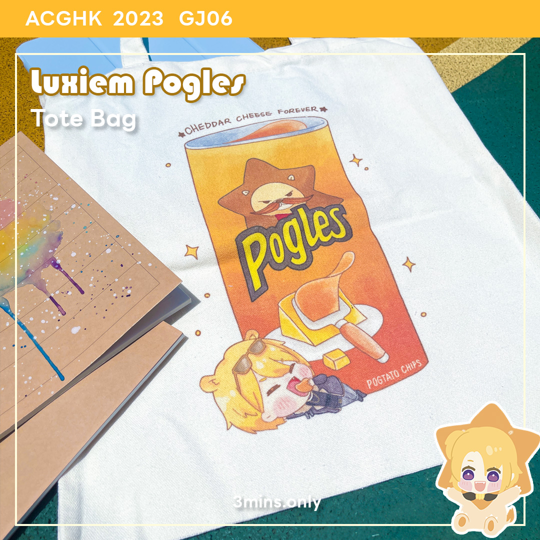 Pogoes tote bag | 3Mins | 飛天奶茶未來墟